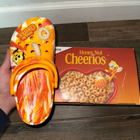 CROCS | Shoes | Honey Nut Cheerios X Crocs Classic Clog Kids Size J6 ...